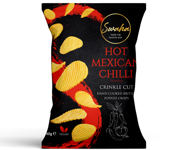 Crinkle Cut Hot Mexican Chilli 40g - Box of 24 – MahaPrasad