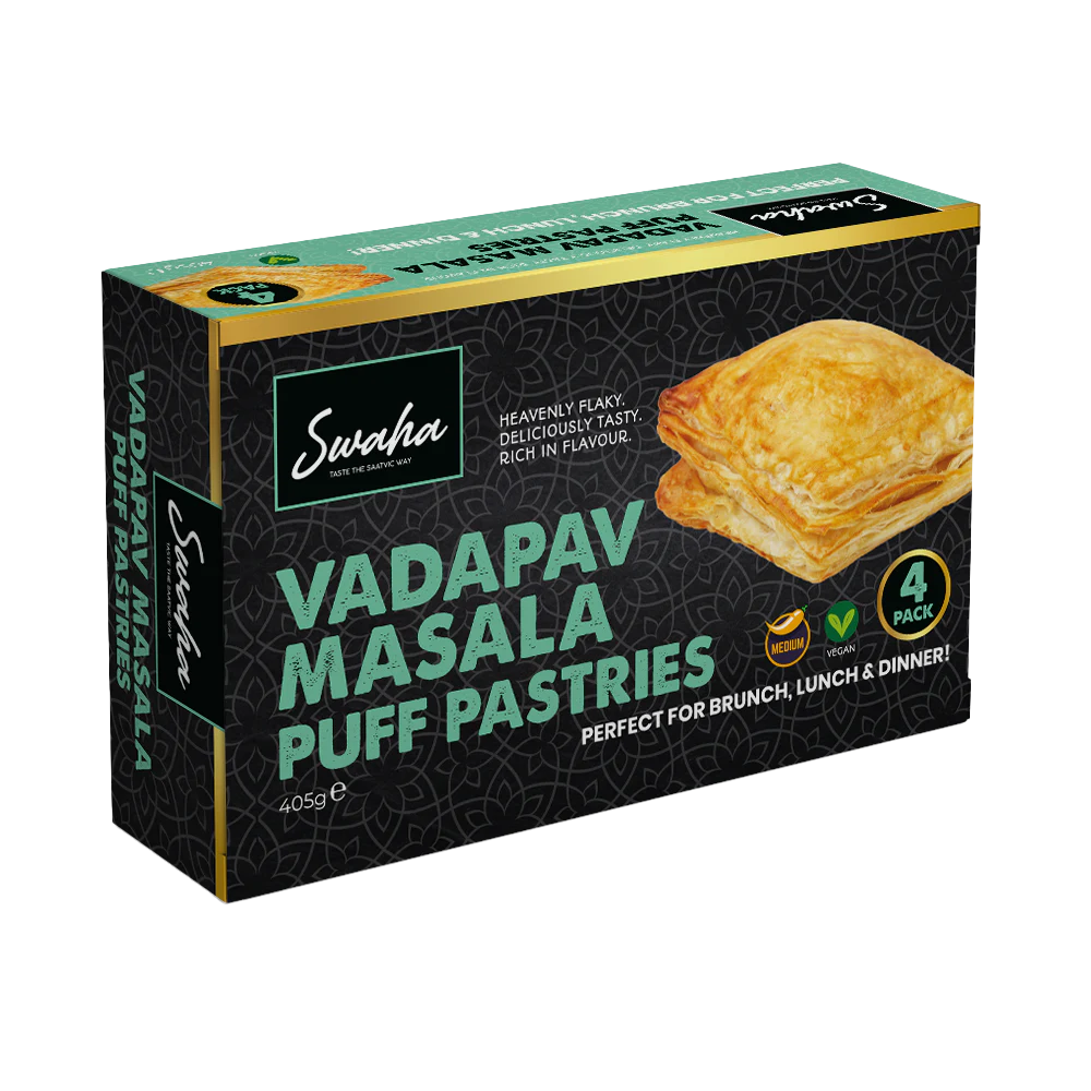 Vada Pav Puff Pastries - 4pk – MahaPrasad